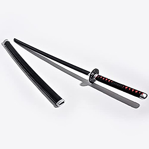 Demon Slayer Anime Sword - 41 Inch - Zenitsu, Tanjirou & Rengoku Styles - With Belt