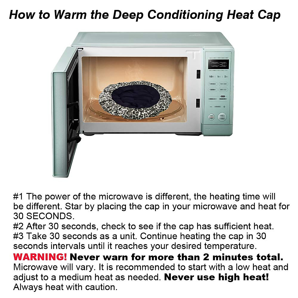 CHENPLY Cordless Deep Conditioning Heat Cap - Treatment Steam Cap, Thermal Therapy, Haircare Hair Spa Cap