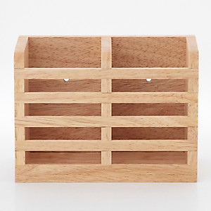 Fuji Boeki 96137 Bonheur Cutlery Storage Stand, Wood, Divider Included, Natural