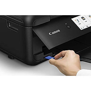 Canon PIXMA TS9520 All In one Wireless Printer Home or Office| Scanner | Copier | Mobile Printing with AirPrint and Google Cloud Print, Black, Works with Alexa, One Size