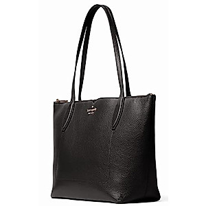 Kate Spade New York Harlow Pebbled Leather Large Tote (Black)
