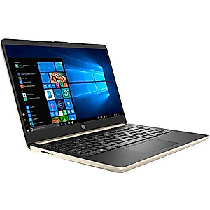 2020 Newest HP 14 inch BrightView WLED-Backlit Laptop, 10th Gen Intel Core i5-1035G1 1.0 GHz up to 3.6GHz, 8GB RAM, 256 GB SSD+16GB Optane, WiFi 802.11ac, Bluetooth, Windows 10 Home, Pale Gold