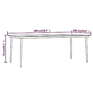 WHOPBXGAD 7 Piece Patio Dining Set Lawn Furniture,Patio Furniture Sets,Patio furnitureSui for patios, Gardens, lawns, Balconies, Poolside,with s Gray