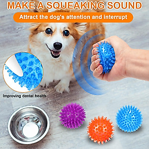 Shappy 22 Pcs Dog Balls Toys Dog Puzzle Teething Toys Ball Squeaky Dog Toys Dog Tennis Balls Durable Bouncy Floating Balls Rope Balls Dog Toys Solid Rubber Ball for Puppies Small Medium Large Dogs