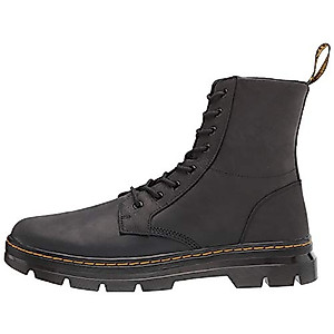 Dr. Martens unisex adult Lace Fashion Boot, Black Wyoming, 10 Women 9 Men US