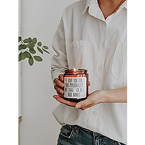 Funny Gifts for Boyfriend Husband, I Love You for Your Personality Scented Candle, Unique Rude Birthday Anniversary Father's Day Gift Valentine's Day Gift for Husband Boyfriend Him Fiance Men