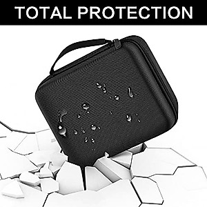 Case Compatible with DYMO Label Maker LabelManager 160/280 Portable Label Maker, Label Printer Storage Organizer for AC Adapter, Tape Cartirdges and More Accessories(Box Only) Gray