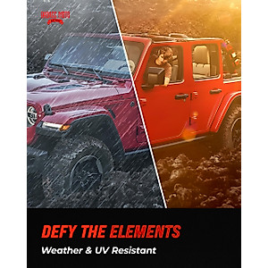 Badass Moto for Jeep Fire Extinguisher Mount - Fire Extinguisher Holder Compatible with Jeep Wrangler 1965-2022 JK JKU TJ CJ Gladiator- Easy No Tool Install for Jeep Roll Bar Accessories - Gifts