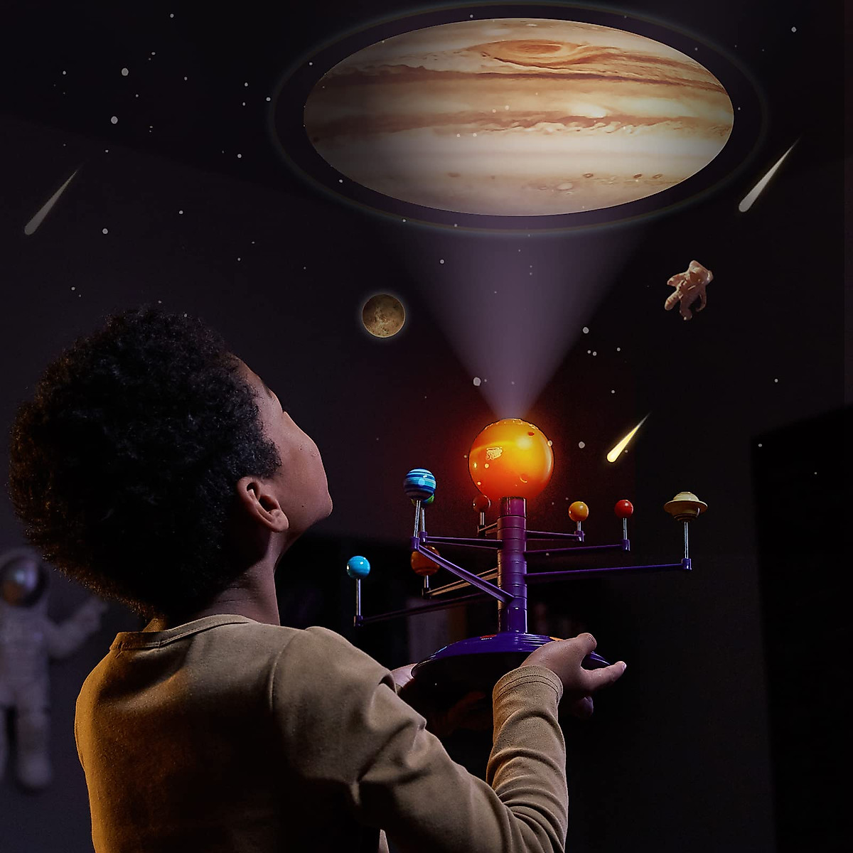 Science Can Solar System for Kids, Talking Astronomy Solar System Model Kit, Planetarium Projector with 8 Planets STEM Space Toys for 3 4 5+ Years Old Boys Girls