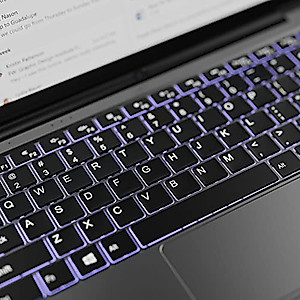 Windows 10 Laptop,1920x1080 HD IPS Display Laptop,Backlit Keyboard Large Memory Lightweight Computer,Wifi 6 & BT 5.1,Quad Core CPU,12GB RAM&256GB ROM(us)