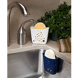 Hutzler Station Sponge Holder, Single, Yellow