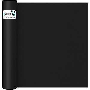 15" x 390" Black Wrapping Paper for Gifts, Craft Kraft Paper Black Construction Paper, Poster Bulletin Board Paper, Perfect for Easel Painting Drawing, Birthday, Bouquet Flower, Christmas Gift Wrap