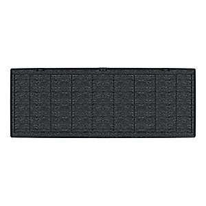 Duramax 71 Gallon Outdoor Furniture Organizer Storage Box Bench with Wheels and Side Handling Grip for Patio, Deck, and Garden, Brown