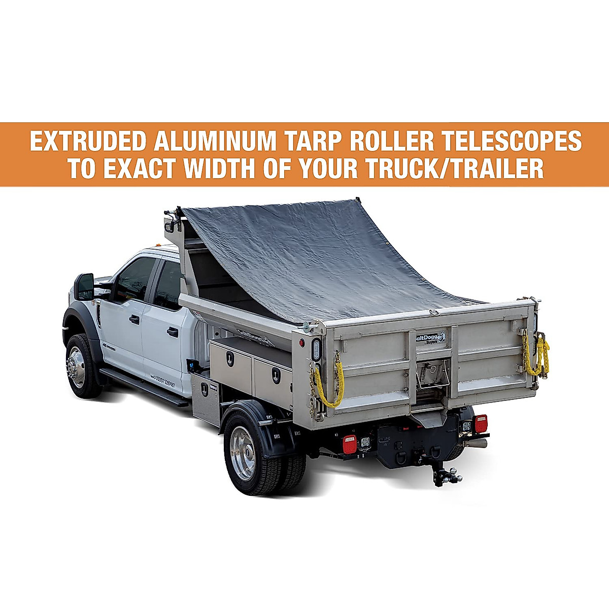 Buyers Products DTR7012 Aluminum Tarp System with Mesh Tarp, 7 x 12 Feet
