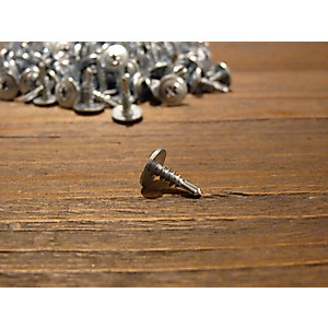 #8 x 1/2" Phillips Modified Truss Head Self-Drilling Tek Screw, Zinc Plated Steel for Sheet Metal - Pack 144 Units GATASCREWS