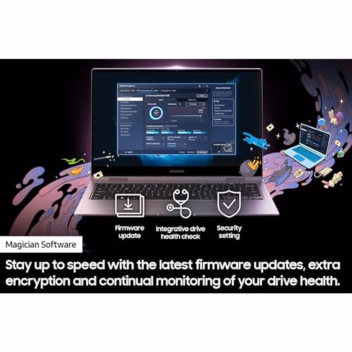 SAMSUNG T9 Portable SSD 4TB, USB 3.2 Gen 2x2 External Solid State Drive, Seq. Read Speeds Up to 2,000MB/s for Gaming, Students and Professionals,MU-PG4T0B/AM, Black (pack of 1)