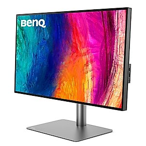 BenQ PD3220U Thunderbolt 3 Monitor for Macbook 32" 4K UHD | 100% Rec.709 & sRGB, 95% P3 | IPS | DeltaE ≤3 | Pantone | AQCOLOR | Calibration Report | Ergonomic | USB-C (85W) | USB Hub | Daisy Chain