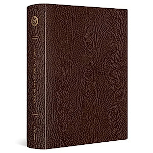 ESV Single Column Journaling Bible, Large Print (Bonded Leather, Mocha)