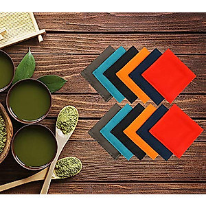 Ruvanti Cloth Napkins Set of 12, 18x18 Inches Napkins Cloth Washable, Soft, Durable, Absorbent, Cotton Blend. Table Dinner Napkins Cloth for Hotel, Lunch, Restaurant, Weddings, Parties - Multi Color