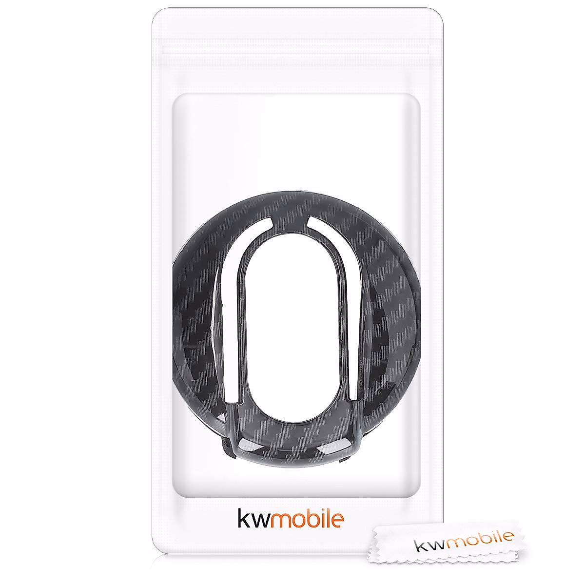 kwmobile Key Cover Compatible with Mini - Carbon