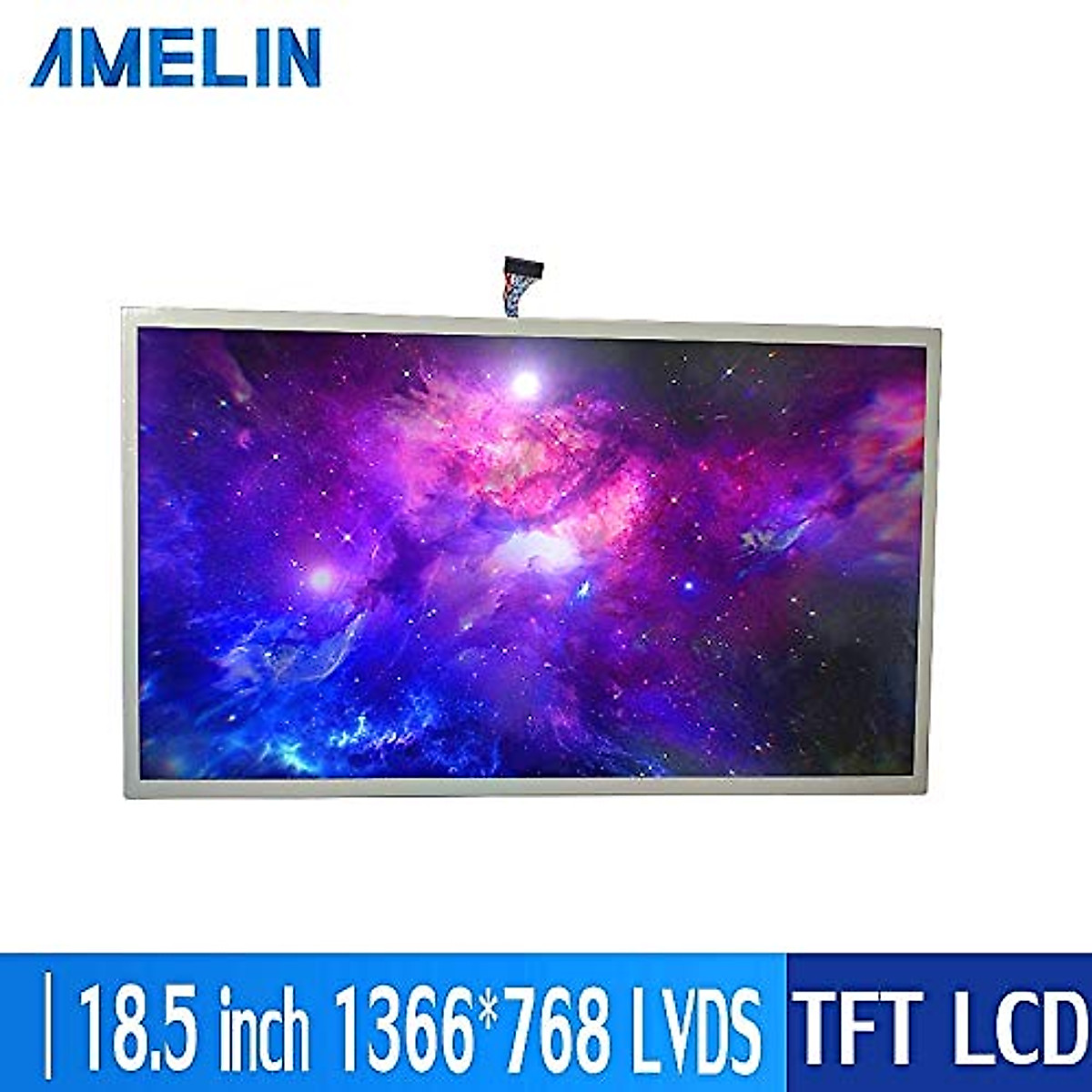 SANZAMELIN 18.5 inch 1366X768 TFT LCD Module Screen with LVDS Interface Display and IPS Viewing Angle Panel