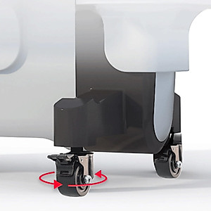 Industrial, Swivel with Brakes, 1.5" Silent Caster Kit,for Trolleys,s,Furniture (Color : B, Size : 1.5inch)