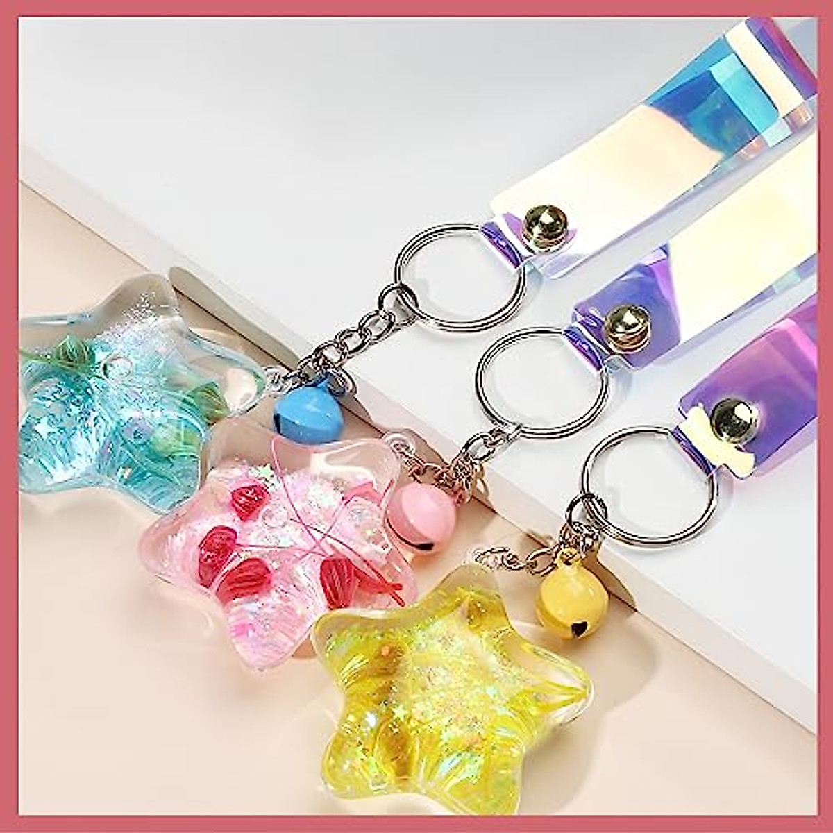 20PCS Key Chain Rings Teenitor Key Chain Rings 1 Inch Key Chain Rings for Crafts, Key Chain Rings, Keychain Key Chain Ring for Crafts