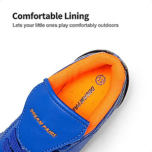 DREAM PAIRS Boys Girls Soccer Football Cleats Shoes for Little/Big Kid,Size 12 Little Kid,Royal/Blue/Orange,SUPERFLIGHT-3K