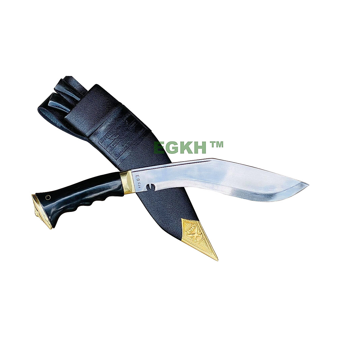 EGKH - Service No.1 Gripper Handle Kukri - Authentic Army Issue Khukuri Knife - Hand Forged Blade in Nepal by Ex - Military Khukuri House