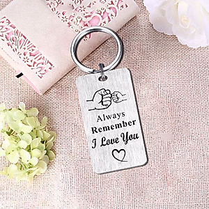 Jzxwan Brother Gifts from Sister, I Love You Brother Birthday Gifts Ideas, I Will Always Your Back Brother Graduation Gifts for Men Fathers Day Key Chain