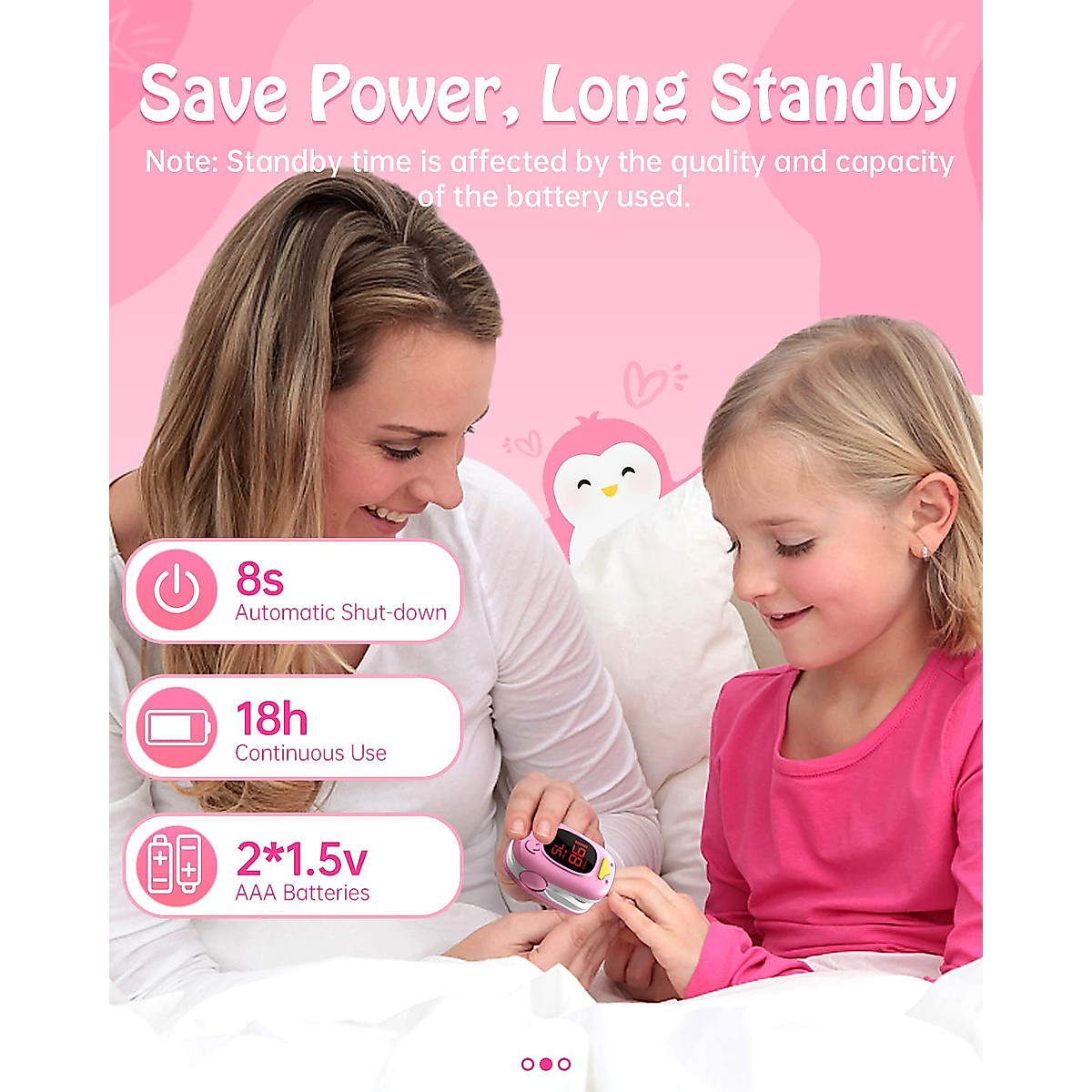 baby pulse oximeter for kids-pulse oximeter fingertip bluetooth baby oxygen monitor infant spo2 pulse monitor,Compatible with iOS Android,suitable for children infant kids baby