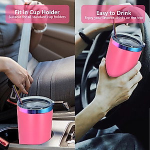 Icesip 20oz Tumbler with Lid And Straw,Stainless Steel Vacuum Insulated Mug,Double Wall Vacuum Insulated Coffee Cups for Cold & Hot Drinks,Insulation Travel Tumblers Cups