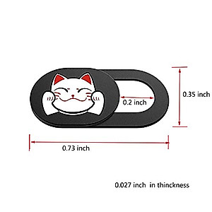Haulonda Laptop Camera Cover Slide Cute, Laptop Accessories, Webcam Cover Slide, Phone & Computer Camera Cover Slide, Web Cam Privacy Cover, Camera Blocker. Fits MacBook Pro & Air, iPhone iPad iMac