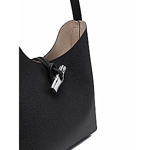 Longchamp "Roseau Essential Leather Hobo Shoulder Handbag