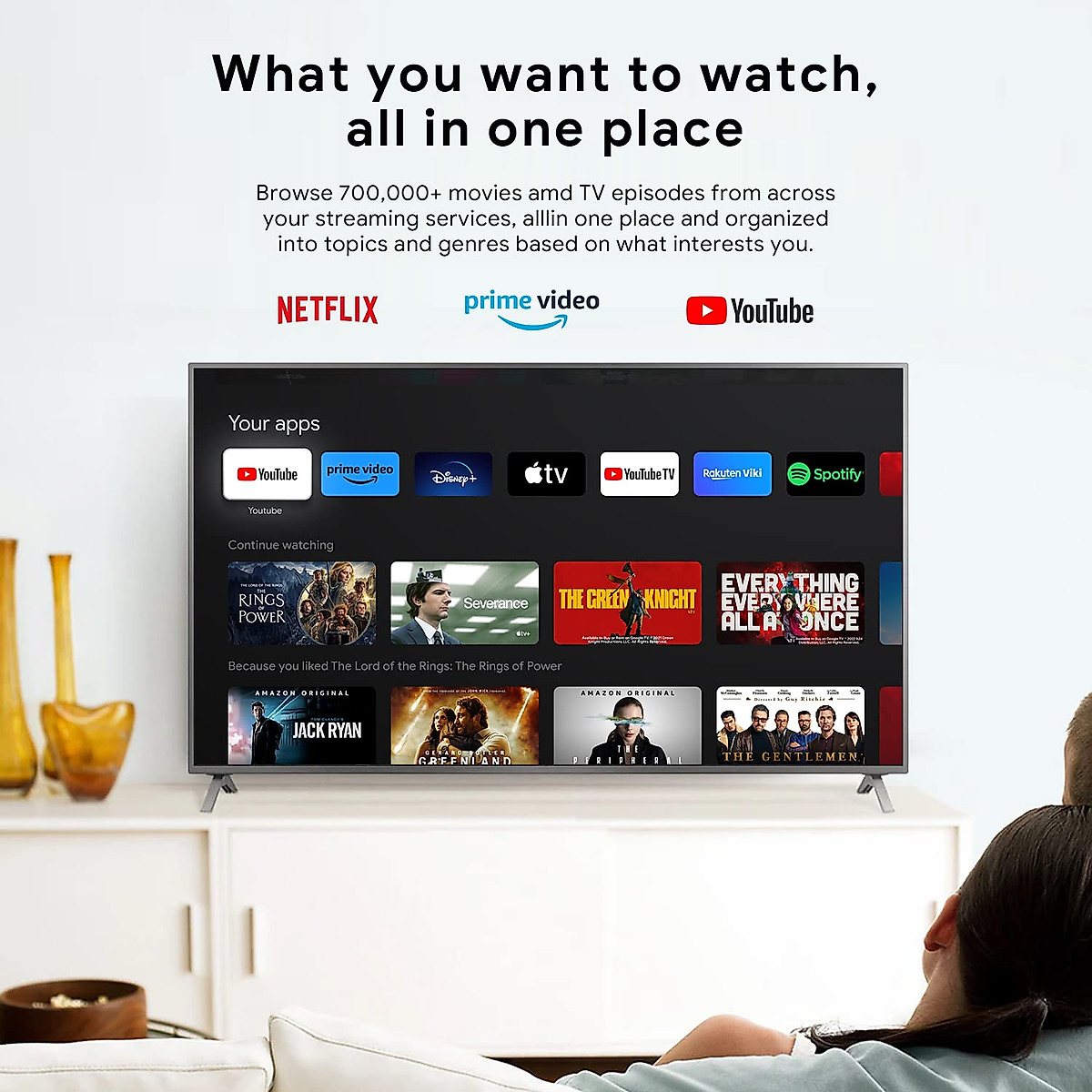 Android TV Box 11.0, MECOOL KM7 Plus Smart TV Box 4K HDR 2GB 16GB Support 2.4G/5.0G/BT 5.0/AV1 Google TV Remote Streaming Media Player with Amlogic S905Y4 Netflix Google Assistant Dolby Atmos