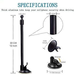 Flexible Adjustable Car Phone Holders Cellphone Mount Stand Long Arm Windshield Dashboard Phone Car Holder