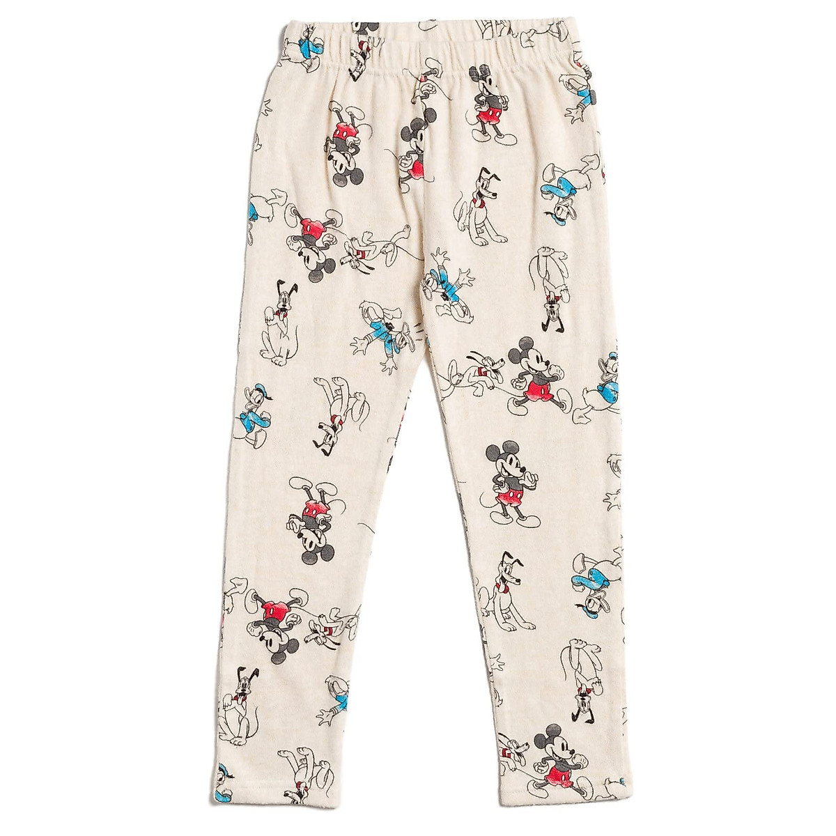 Disney Mickey Mouse Pluto Donald Duck Newborn Baby Boys Pullover Hoodie and Pants Outfit Set White 6-9 Months