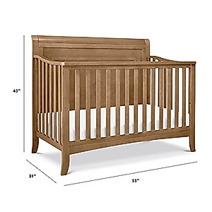DaVinci Anders 4-in-1 Convertible Crib in Hazelnut, Greenguard Gold Certified