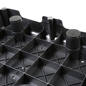 SUPPORT PLUS Riser Step Stool - 3 1/2"H Safety Half Step Platform, Indoor Outdoor Step Stool Assistive Devices for Elderly, Portable Step Stool Non Slip