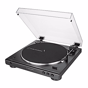 Audio-Technica AT-LP60XBT-USB-BK Fully Automatic Belt-Drive Stereo Turntable with Bluetooth and USB