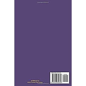 Address Book | Sugar Skull Purple: Small Address Book with Alphabetical Tabs to Record Phone Numbers, Addresses, Emails, Birthdays and Notes