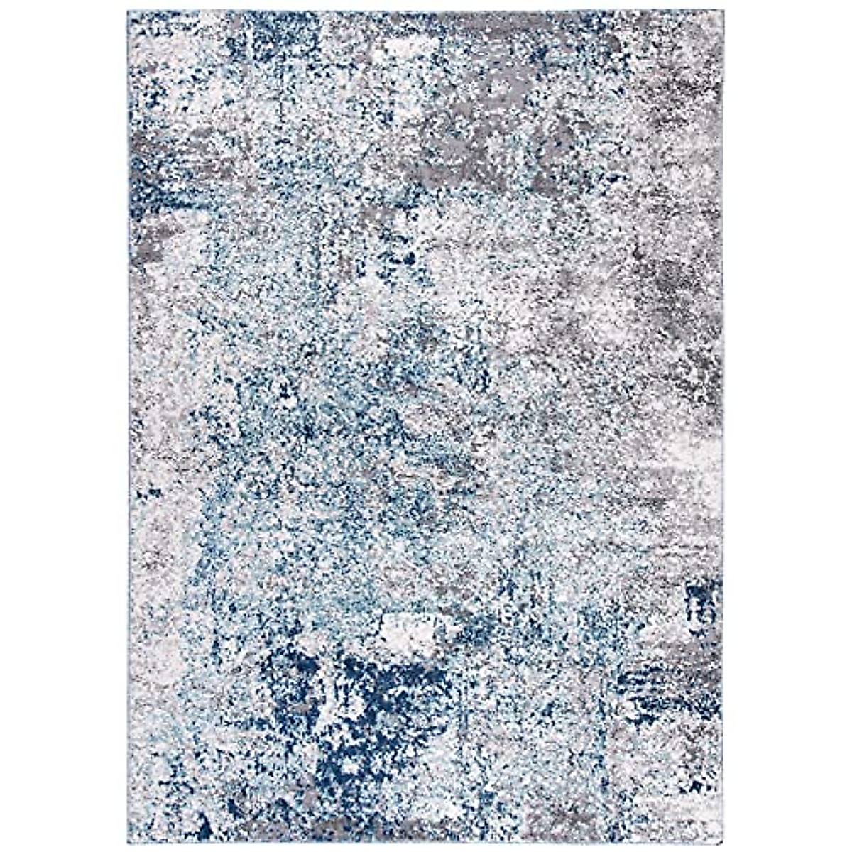 Safavieh Aston Collection 11' x 15' Light Blue/Grey ASN705M Modern Abstract Non-Shedding Living Room Bedroom Area Rug