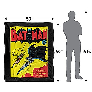Batman Batman First Officially Licensed Silky Touch Super Soft Throw Blanket 50" x 60"