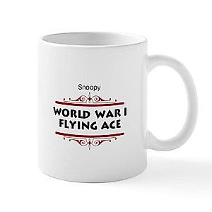 CafePress Flying Ace Dodging Bullets Mug Ceramic Coffee Mug, Tea Cup 11 oz