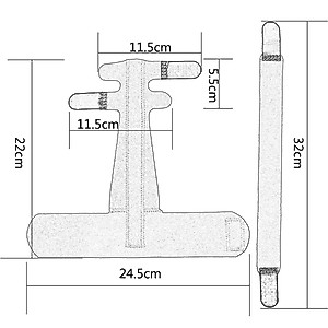 Finger Splint for Kids Adjustable Thumb Wrist Immobilization Support Finger Trigger Brace Sleeves for Sprains Mallet Injury Arthritis Pain Relief Fractured Straightening (Color : Gray)