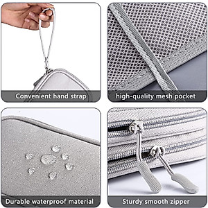 Large Capacity Pencil Case, Pencil Bag Pen Case Pencil Pouch Office College School Storage Pen Bag for Adults, Teen, Girl, Boy, Pens, Pencils, Highlighters, Markers, Eraser and Other Supplies(Gray)