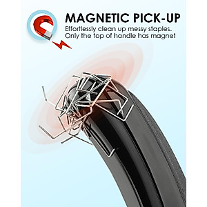 KTRIO Staple Remover Professional Magnetic Easy Staple Removers Stapler Remover Staple Remover Tool Staple Puller Remover Staple Pullers for Office, School and Home, 3 Pack Black