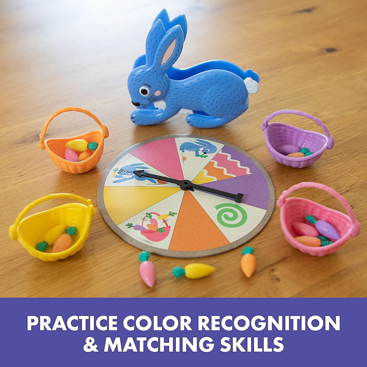 Educational Insights Hoppy Floppy's Happy Hunt Matching Preschool Board Game, Gift for Toddlers Ages 3+