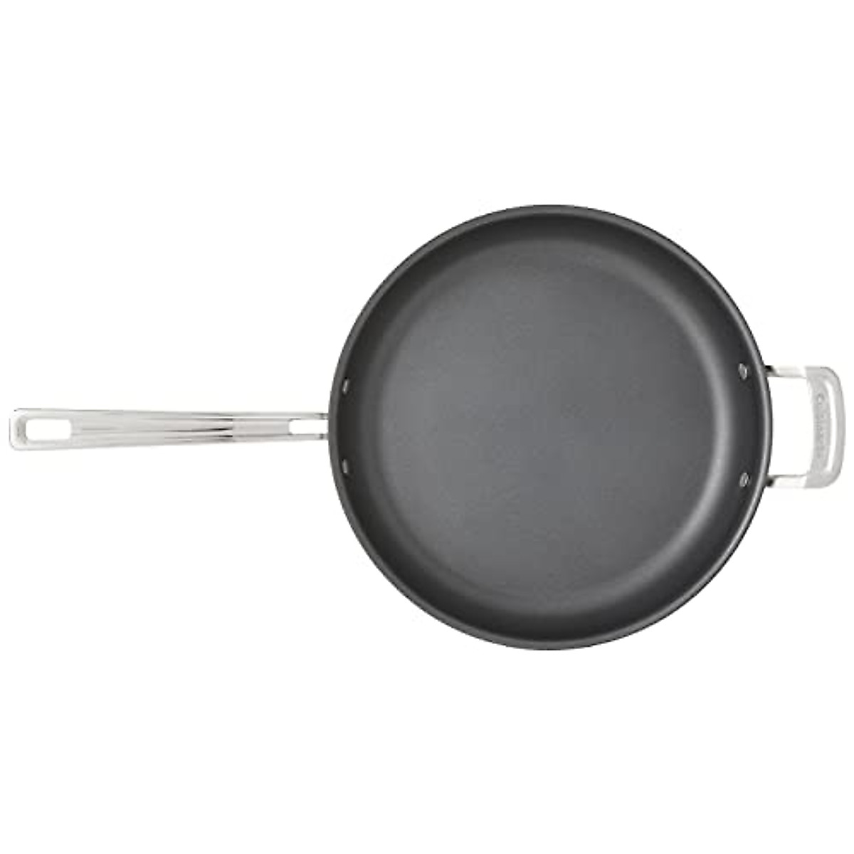 Cuisinart MultiClad Pro 12" w/Helper Handle Skillet, Inch, Non Stick Stainless Steel