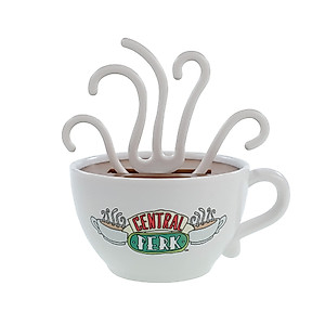 Ruz Friends Central Perk Christmas Décor Solar Bobblehead, Indoor Home Decor and Holiday Decoration Figurine